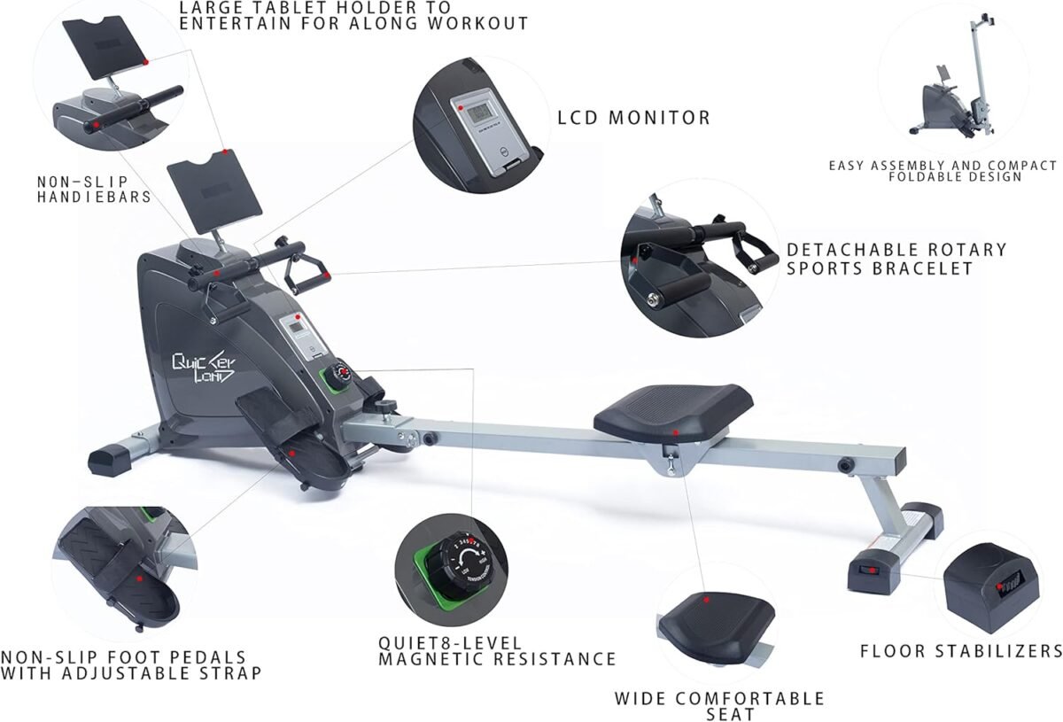 & Fitness Magnetic Rowing Machine Review - Understanding Weight Loss ...